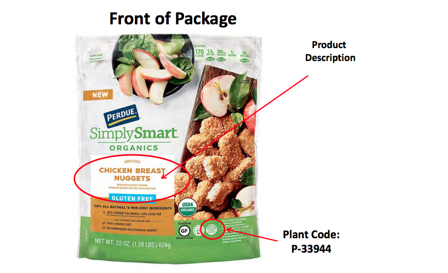 Perdue Foods LLC recalls Simplysmart Organics Gluten Free Chicken ...