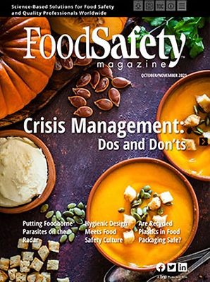 October/November 2021 | Food Safety