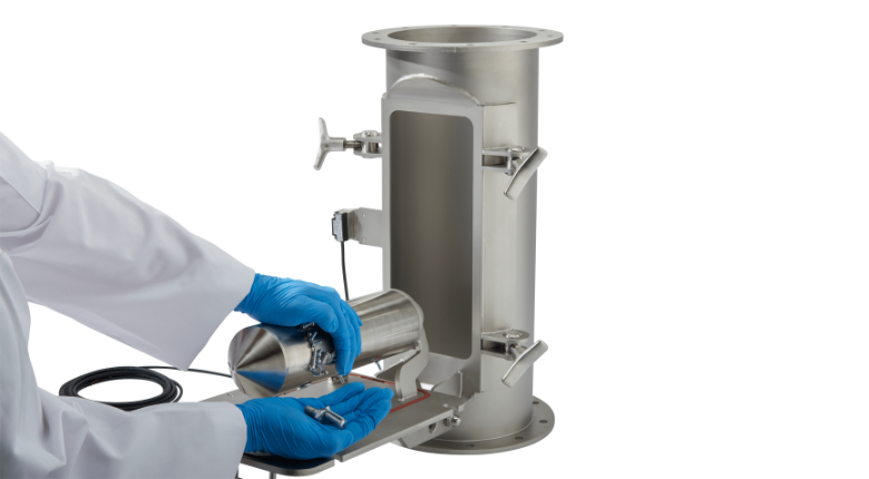 New Compact 12,000 Gauss Pipe Magnet Separator in Stainless Steel ...