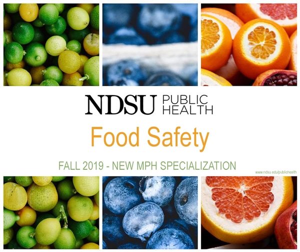 NDSU Master of Public Health Offers Food Safety Degree Specialization